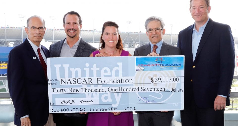 NASCAR Foundation receives gift of $39K from Community Foundation ...