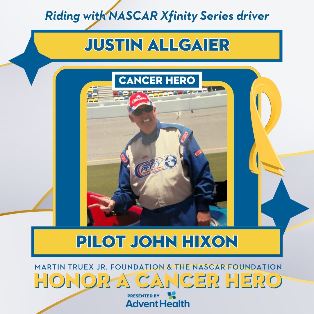 2025 Honor a Cancer Hero - NASCAR Xfinity Series Names - NASCAR Foundation